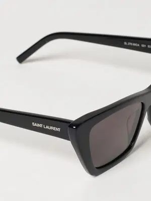 Saint Laurent Cat-eye Acetate Sunglasses With Logo Lettering