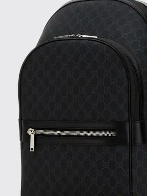 Gucci Gg Supreme Monogram Backpack With Adjustable Straps
