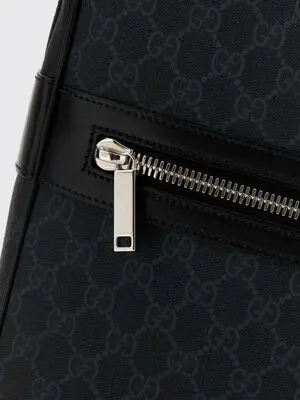 Gucci Gg Supreme Monogram Backpack With Adjustable Straps
