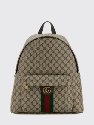 Gucci Ophidia Gg Supreme Monogram Backpack - Cream