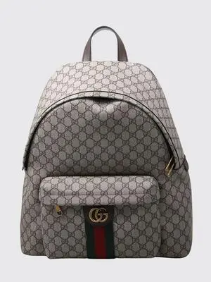 Gucci Ophidia Gg Supreme Monogram Backpack - Cream