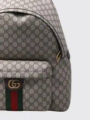 Gucci Ophidia Gg Supreme Monogram Backpack - Cream