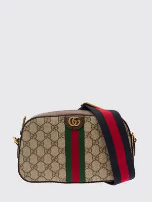 Gucci Ophidia Gg Supreme Camera Bag With Web Stripe - Cream