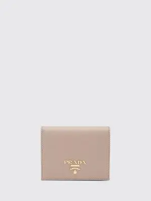 Prada Saffiano Leather Wallet - Pink