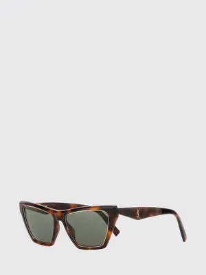 Saint Laurent SAINT LAURENT Tortoiseshell Cat Eye Sunglasses Gold