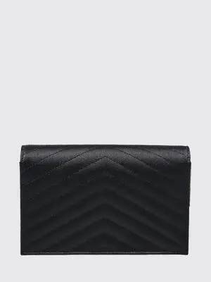 Saint Laurent Quilted Leather Crossbody Bag - Black