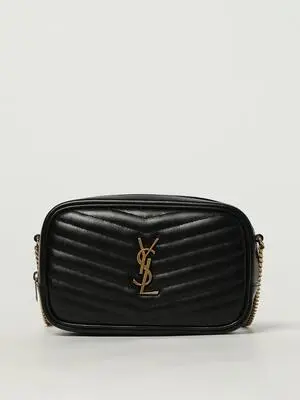Saint Laurent Lou Mini Bag In Chevron Quilted Nappa