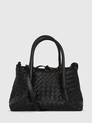 Bottega Veneta Small Pinacoteca Handbag In Intrecciato Calfskin Leather - Black