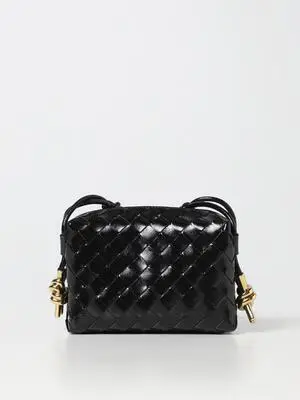 Bottega Veneta Loop Woven Leather Bag - Black