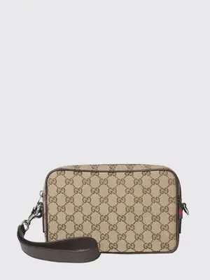 Gucci Gg Monogram Cotton-blend Jacquard Pouch