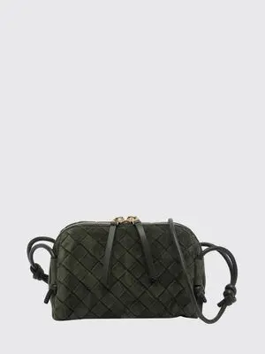 Bottega Veneta Concert Intrecciato Suede Leather Mini Bag - Green