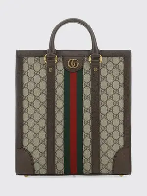 Gucci Ophidia Gg Supreme Tote Bag With Web Stripe - Multicolor