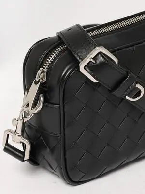 Bottega Veneta Woven Leather Bag - Black