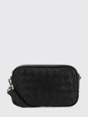 Bottega Veneta Woven Leather Bag - Black