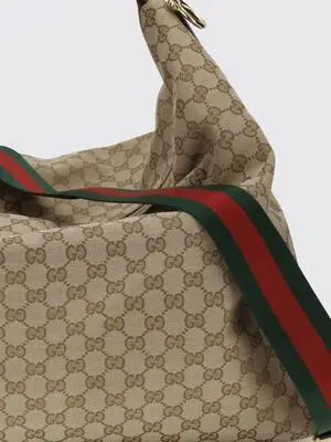 Gucci Large Brera Gg Monogram Jacquard Fabric Shoulder Bag