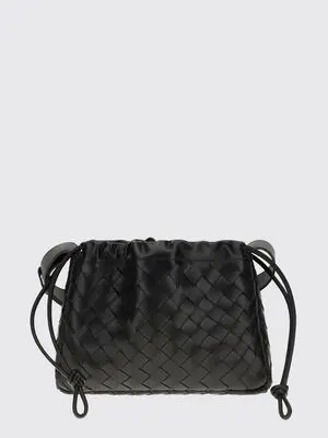 Bottega Veneta Dustbag Bike Crossbody Bag In Intrecciato Calfskin Leather - Black