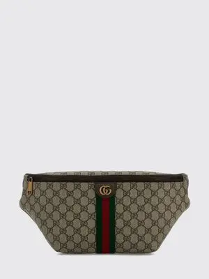 Gucci Gg Supreme Belt Bag With Monogram And Web Stripe