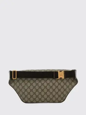 Gucci Gg Supreme Belt Bag With Monogram And Web Stripe