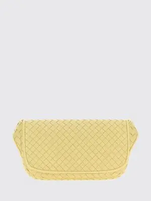 Bottega Veneta Veneto Shoulder Belt Bag In Intrecciato Lambskin - White