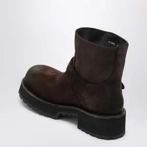 Balenciaga Venom Mini Waxed Suede Calfskin Boots
