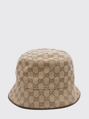 Gucci Gg Monogram Jacquard Bucket Hat - Brown