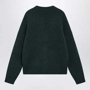 AMI Paris Bottle De Coeur Cardigan - Green
