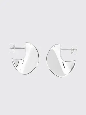 Bottega Veneta Disc Pendant Earrings In 925 Sterling - Silver