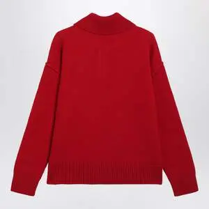 AMI Paris De Coeur Polo Jumper In Wool