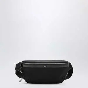 Saint Laurent Canvas Crossbody Bag - Black