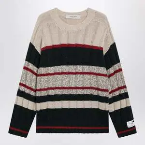 GOLDEN GOOSE Multicolour Striped Jumper In Alpaca Blend