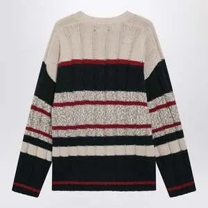 GOLDEN GOOSE Multicolour Striped Jumper In Alpaca Blend
