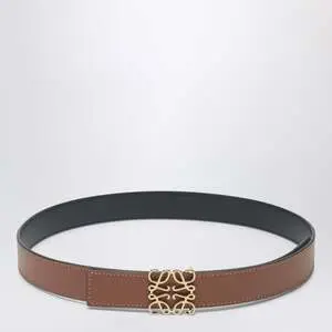 Loewe Reversible /black Anagram Belt