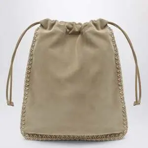 Prada Wish Pouch In Deserto Suede