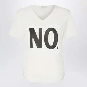 Fendi Graphic Print V-neck T-shirt - White