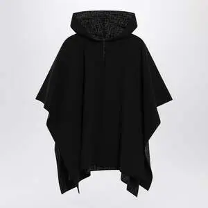 Fendi Cashemere Blend Cape - Black
