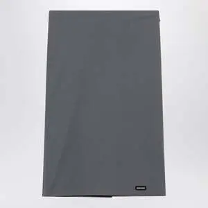 Miu Miu Grey Stretch Poplin Pencil Skirt