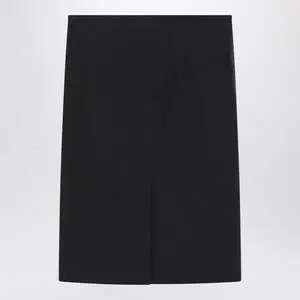 Miu Miu Stretch Poplin Pencil Skirt