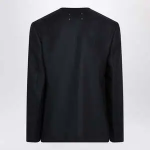 MAISON MARGIELA Minimal Navy Virgin Wool Jacket
