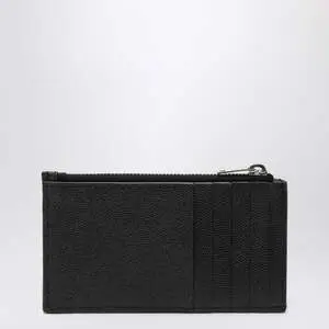 Saint Laurent Calfskin Zip Card Holder