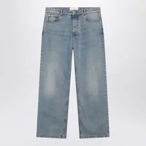 AMI Paris Wide-leg Denim Jeans - Blue