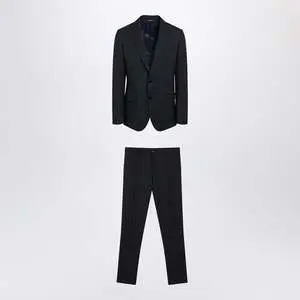 Dolce & Gabbana Martini Light Navy Virgin Wool Suit - Blue