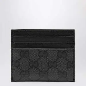 Gucci Essence Classic Coated Canvas Card Holder - Black