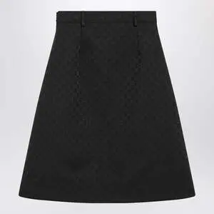 Gucci Gg Cotton Blend Midi Skirt