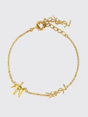 Saint Laurent Tone Brass Bracelet - Gold