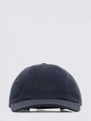 Gucci Cotton Twill Hat With Embroidered Logo - Blue