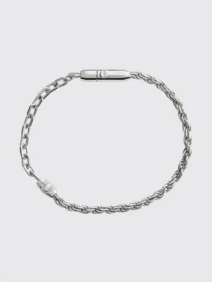 Bottega Veneta Sterling Link Bracelet With Hook Closure - Silver
