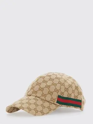 Gucci Gg Monogram All-over Jacquard Baseball Cap - Cream