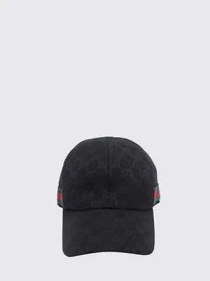 Gucci Striped Gg Monogram Jacquard Baseball Cap