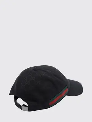 Gucci Striped Gg Monogram Jacquard Baseball Cap