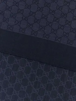 Gucci Jacquard Gg Wool And Silk-blend Scarf